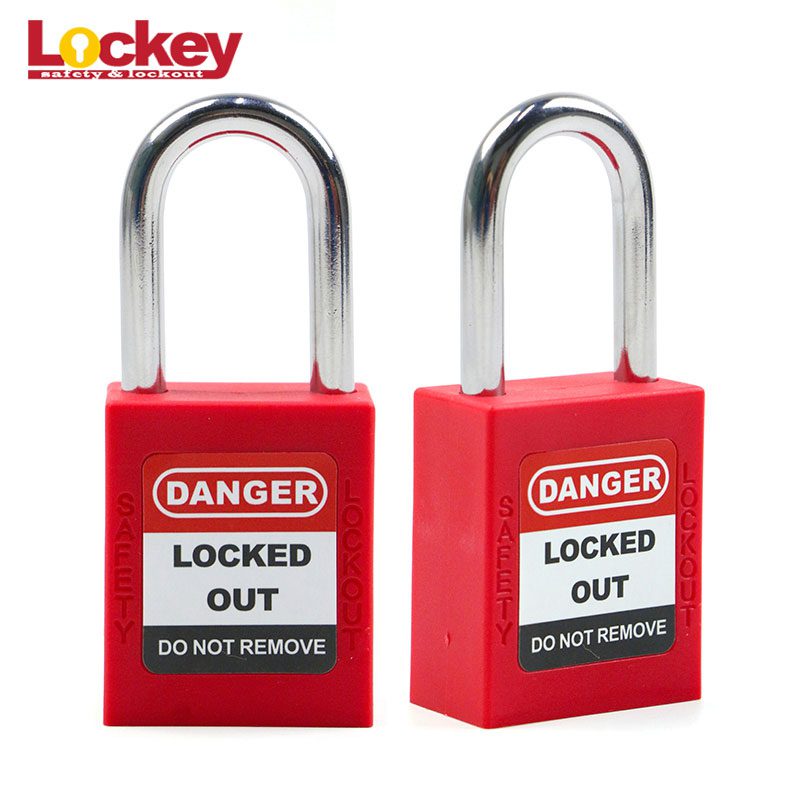 38mm Steel Short Shackle Safety Padlock P38S