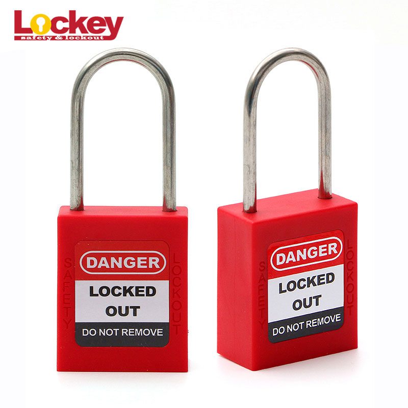 38mm Steel Short Shackle Safety Padlock P38SSD4