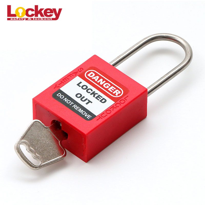 38mm Steel Short Shackle Safety Padlock P38SSD4