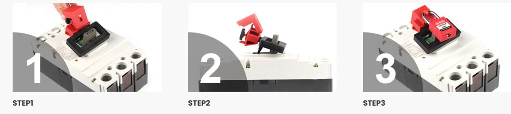 Clamp-On Circuit Breaker Lockout CBL13 - Lockey