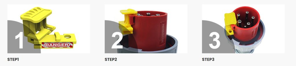 Industrial Plug Lockout EPL11 - Lockey