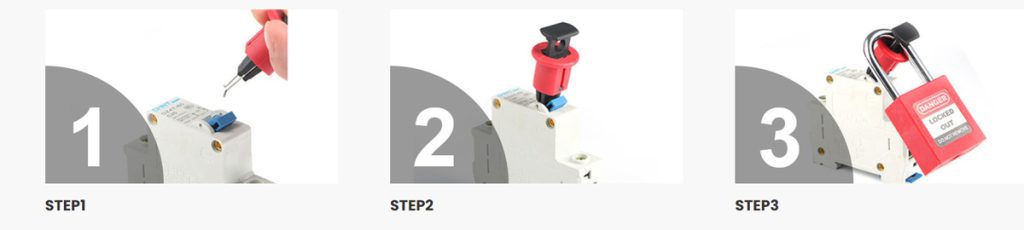 Miniature Circuit Breaker Lockout POS - Lockey