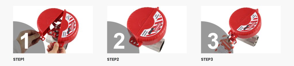 Standard Gate Valve Lockout SGVL11-17 - Lockey