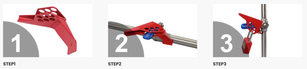 Standard Ball Valve Lockout SBVL01 - Lockey